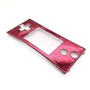 Faceplate Cover Replacement Front Shell Housing Case for Game Boy Micro GBM (Red)