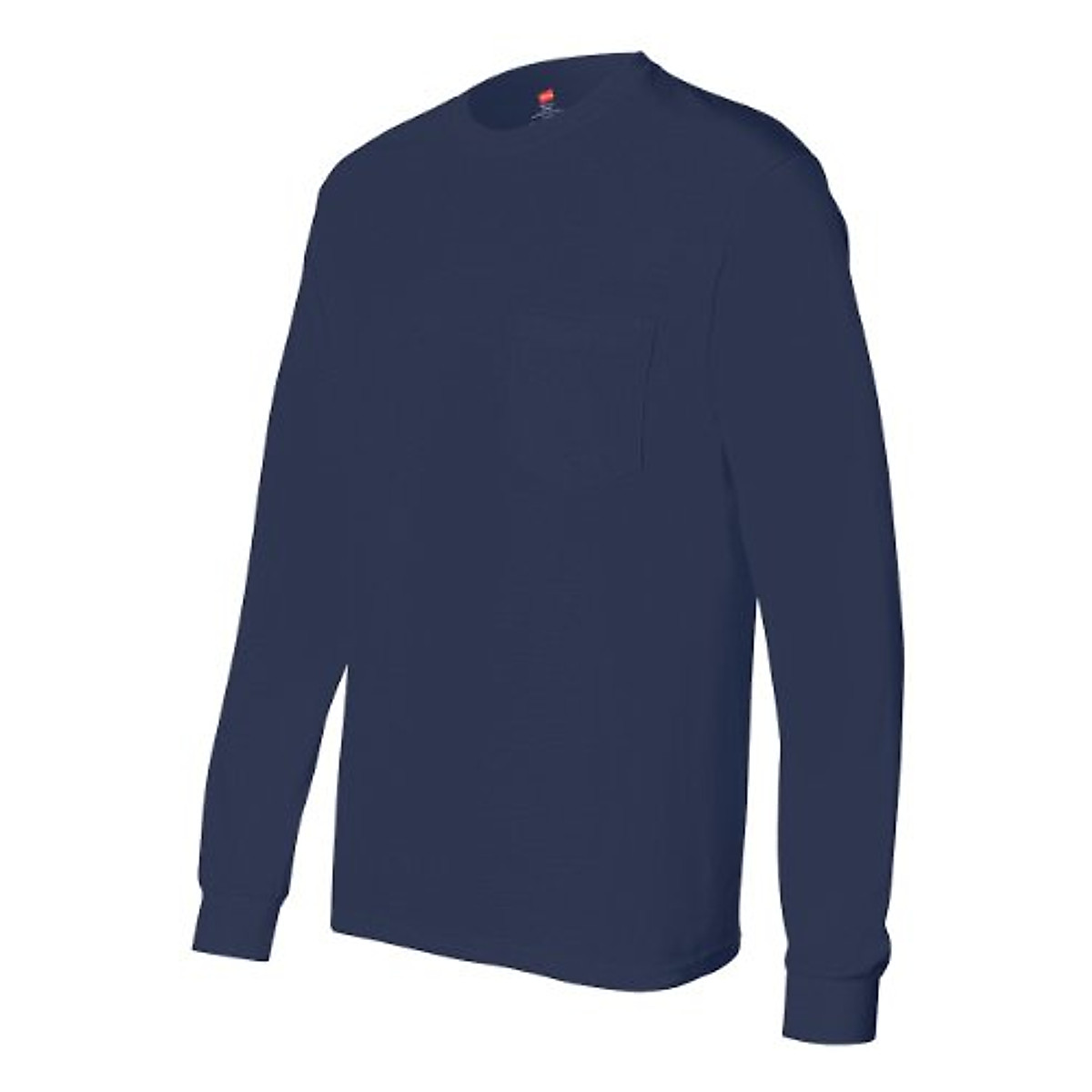 Hanes Tagless Long Sleeve T-Shirt with a Pocket