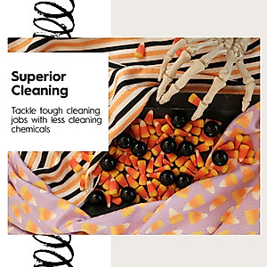 GEOMETRY Halloween Kitchen Towels - Quick Dry Microfiber Halloween Dish Towels for Kitchen Drying - Premium Quick Dry Towel (Boo Bash, 18" x 30" (2-Pack Set))