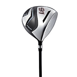 Precise S7 Tall Men’s (6'1" to 6'4") Right Handed Complete Golf Club Set, Include 460cc Driver, 3 Wood, 5 Wood, 24* Hybrid, 5-9 PW Irons, Sand Wedge, Putter, Deluxe Stand Bag & 4 Headcovers, Black/Red