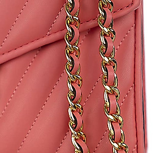 Michael Kors Women's Bag Rose Medium Crossbody Bag (Grapefruit)