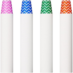 500 Pack 5oz Paper Cups, Multicolor Paper Disposable Cups, Small Mouthwash Cups, Cold Beverage Drinking Cup for Party, Travel and Event (Strip)
