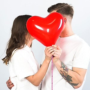 Valentine’s Day Heart Ribbon Decorations – Valentines V-Day Balloon Gift Roll Wrapping Party Supplies