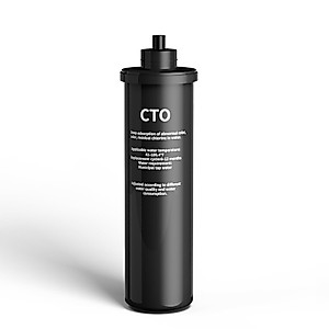 Vortopt Replacement Filter for Q5-C2 & Q6-C2 Under Sink Water Filter System - 19K Gallons NSF/ANSI 42 Certified Water Filtration, Reduces Lead, Chlorine, Bad Taste & Odor