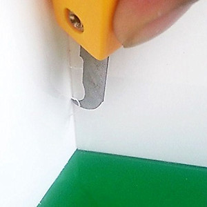 Multi-Use Acrylic Hook Knife Plastic PVC Cutter Craft Knife Cutting Plexiglass + 2 Blades