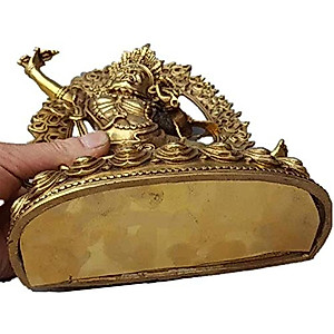 DSQK Garden Statue Supplies and Ornaments Vajra Buddha Statues Buddha Statues Tibet Tibetan Buddhism Brass Arts and Crafts Home Decoration