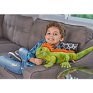Wild Republic Iguana Plush, Stuffed Animal, Plush Toy, Kids Gifts, Cuddlekins, 15 Inches, Multi (12905)