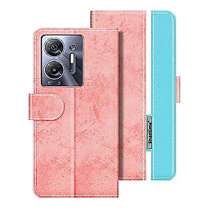 MILEGAO for Infinix Hot 30 5G Flip Cover, Magnetic Buckle Multicolor Business PU Leather Phone Case with Card Slot, for Infinix Hot 30 5G 6.78 inches