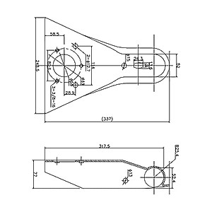 2" A-Frame Trailer Coupler with Trigger Latch SAE Class III 5000 lb for Towing RV, Boat, Camper (Black)