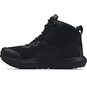 Under Armour Men's Micro G Valsetz Mid Military and Tactical Boot, Black (001)/Black, 11.5 M US