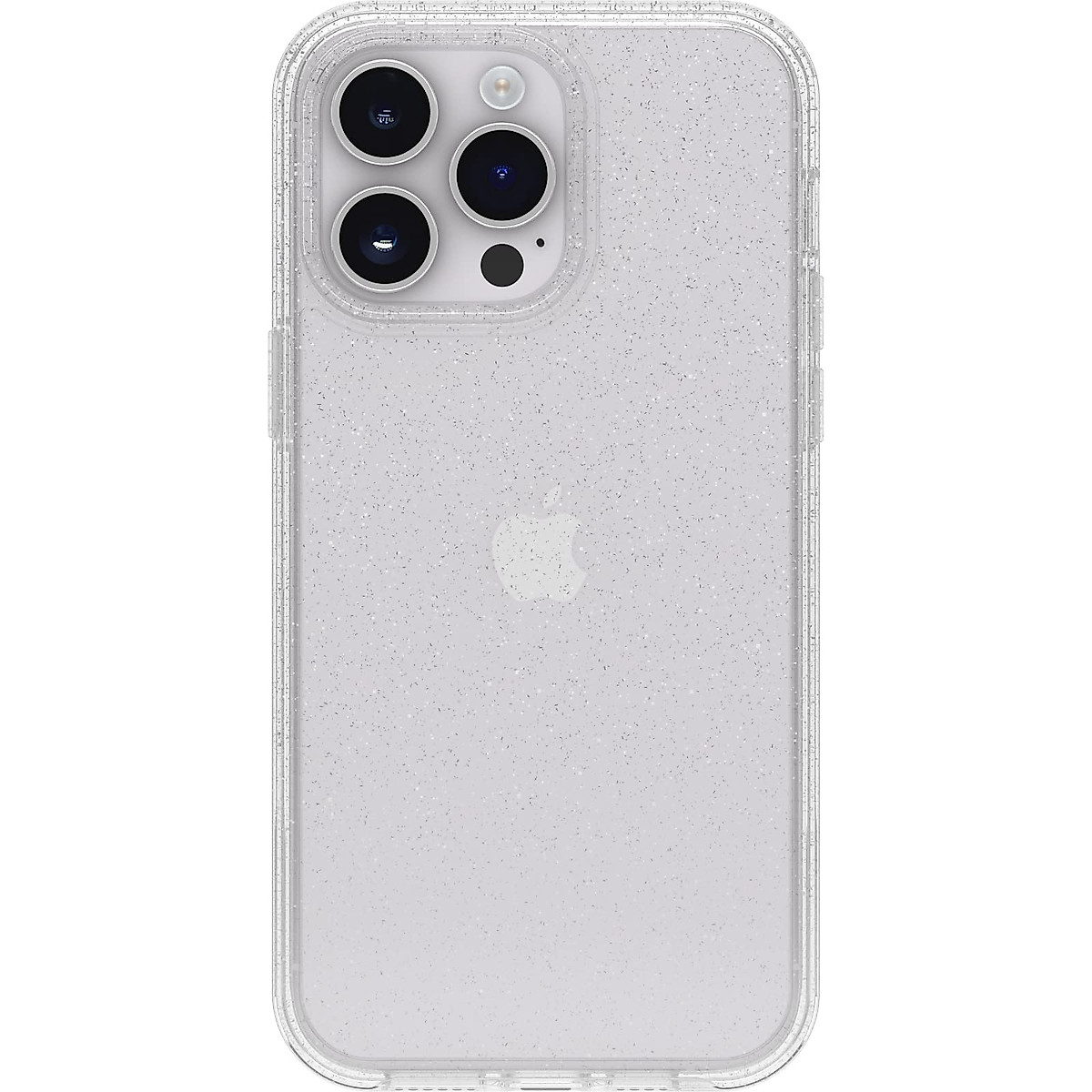 OtterBox iPhone 14 Pro Max (ONLY) Symmetry Series Case - Stardust (Clear/Glitter), Ultra-Sleek, Wireless Charging Compatible, Raised Edges Protect Camera & Screen