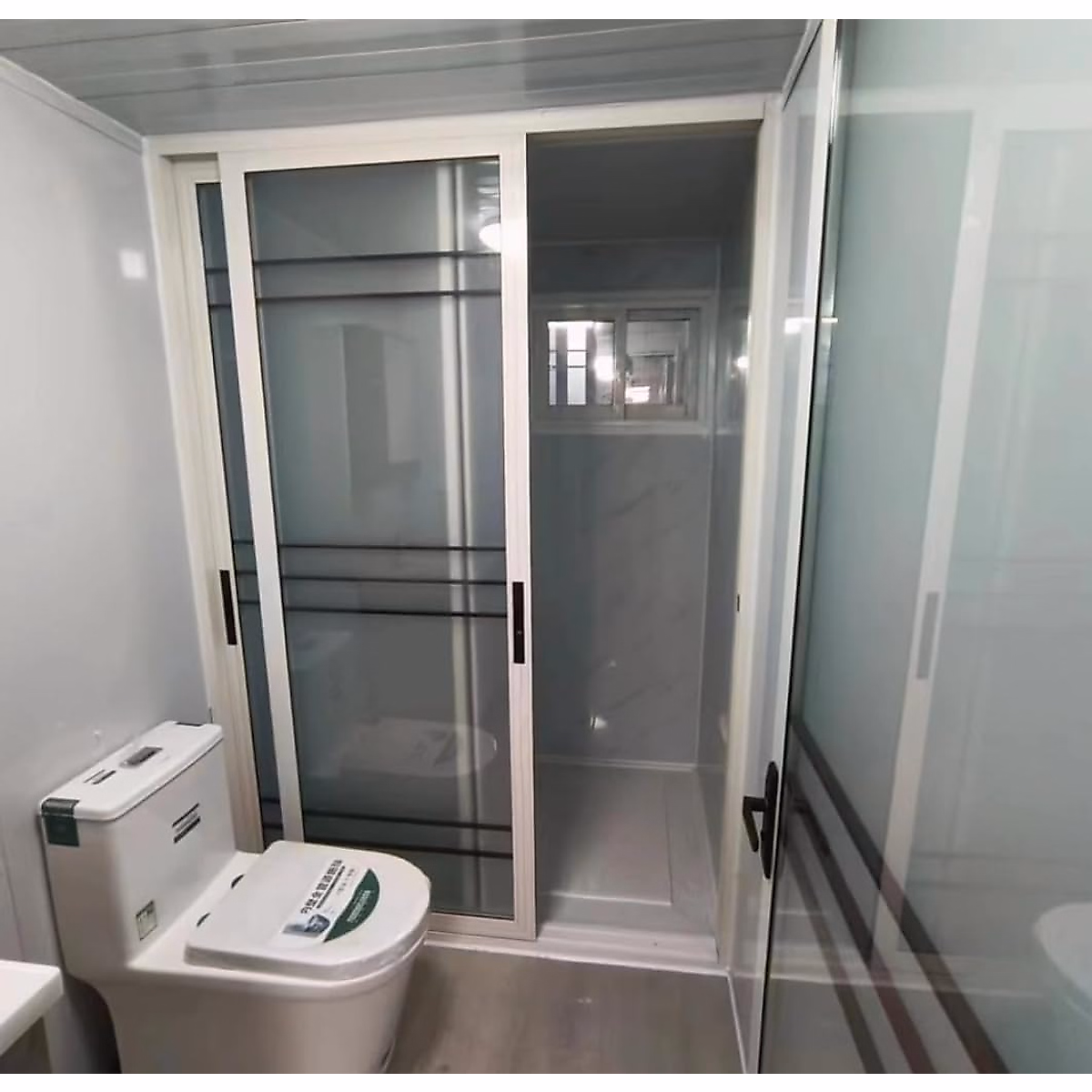 Expo Groups Portable 19x20 Ft Expandable Prefabricated Home 3+ bedrooms – Ideal for Hotels, Offices, Guard Houses, Shops, Villas, Complete Restroom, Pre-Wired (13x20FT)