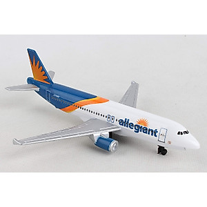 Daron Allegiant Air Airport Playset with Die-Cast Metal Model Airplane with Plastic Parts, Cars and Transportation Toys for Kids Ages 3+