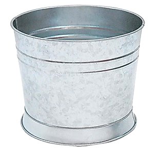 TableCraft Products BDGTUB 1.75 gal Galvanized Tub/Base for Glass Beverage Dispensers, Replacement Top