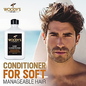 Woody's Daily Conditioner for Men, 12 Fl Oz (Pack of 1)
