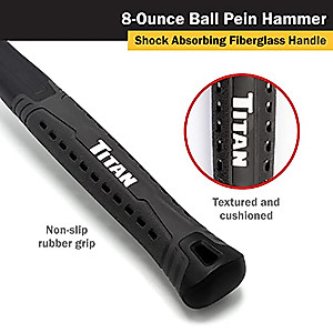 Titan - 8 Oz. Ball Pein Hammer (63308)