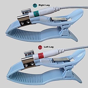 ECG/EKG Adult Limb Electrode for 3.0 Plug/4.0 Banana Plug -4 Pieces/Set (Gray)