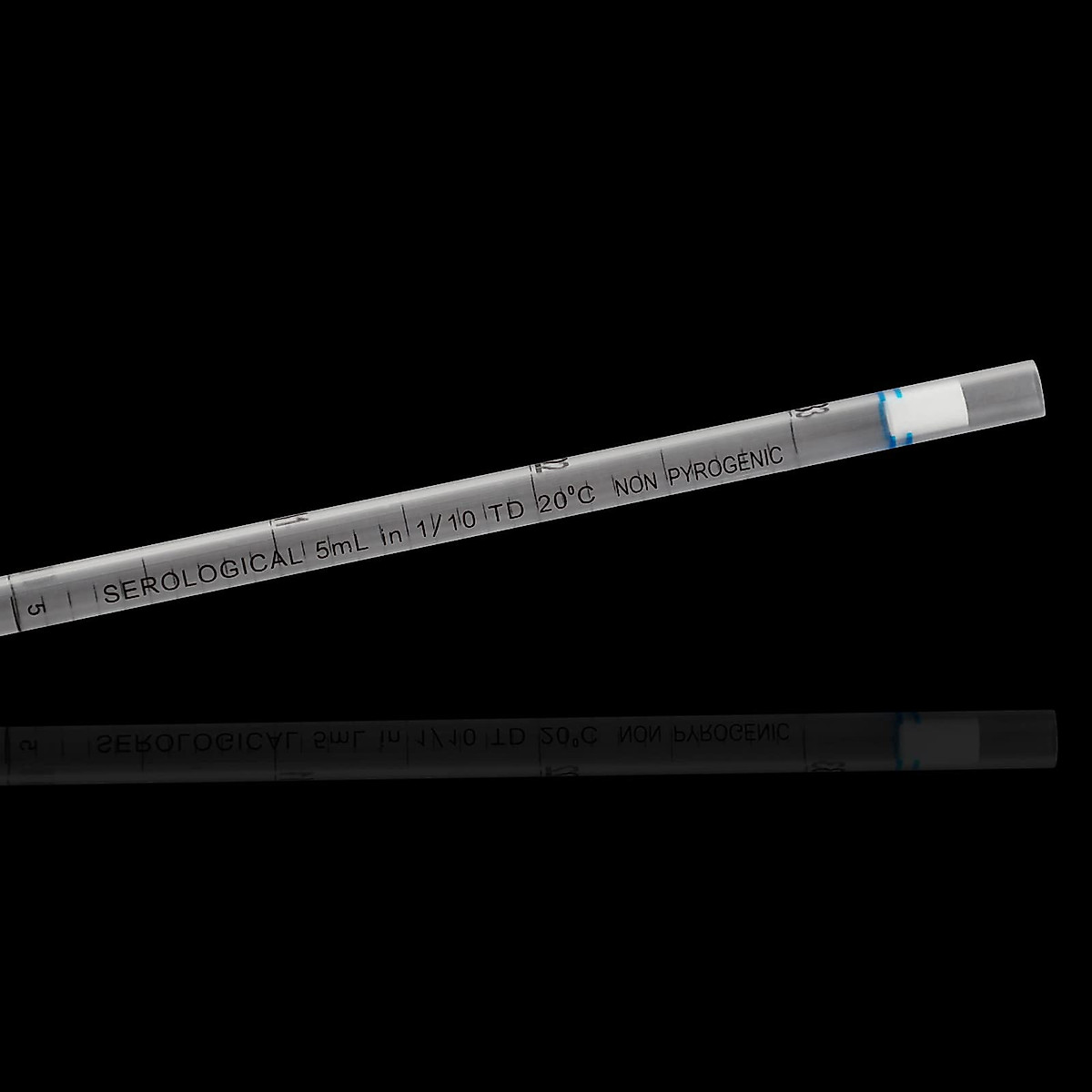 Adamas-Beta Serological Pipette,5mL Capacity,Standard Tip,Blue Striped,Individually Wrapped(Case of 50)