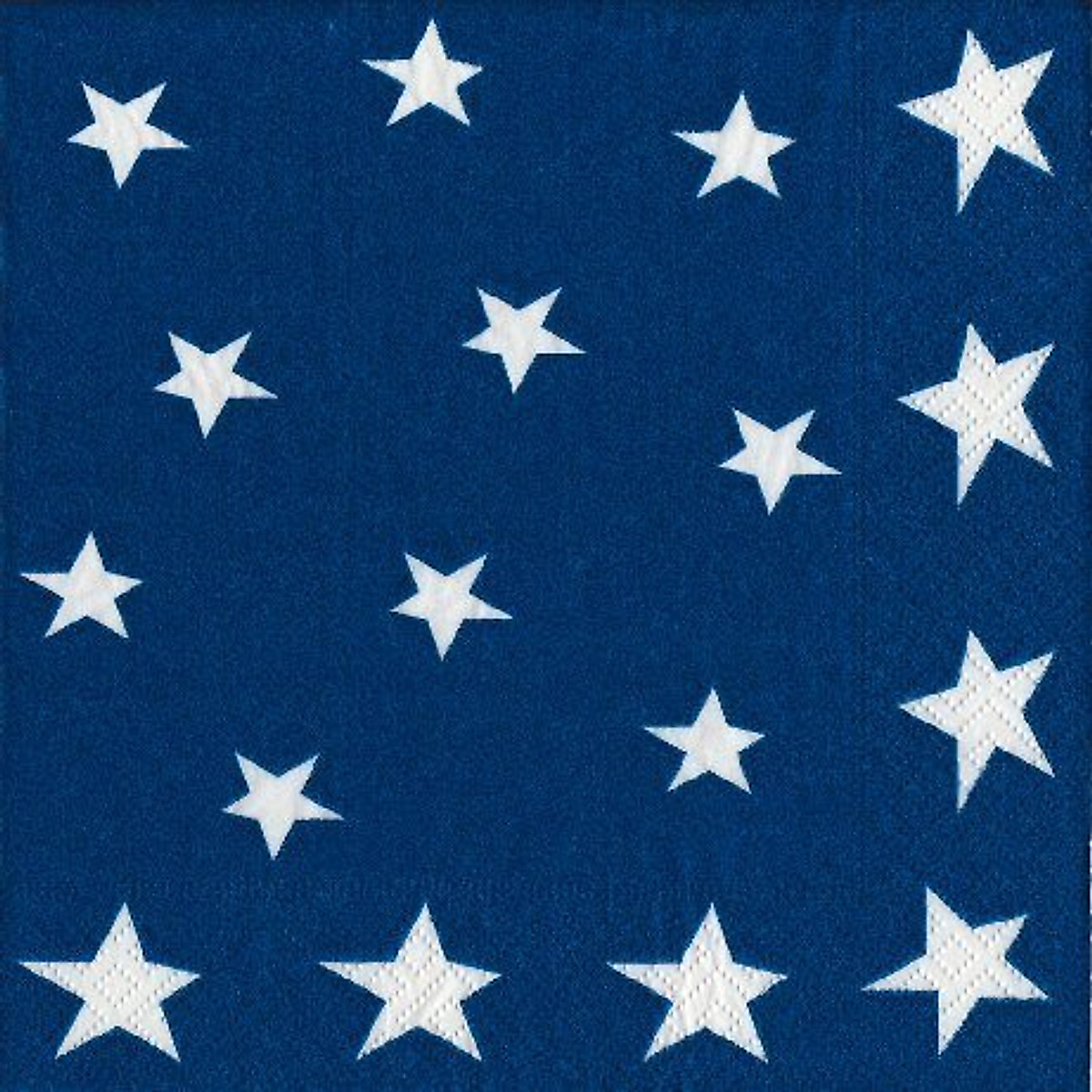 4th of July Party Supplies Paper Napkins Luncheon Size flag Stars and Stripes 40 Count 6.5" x 6.5" Folded