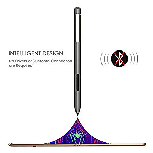 Active Pen for HP Specter X360 Envy X360 Pavilion x360 Spectre x2 Envy x2 Laptop-Specified Surface Pen Microsoft Pen Protocol Inking Model (Grey)