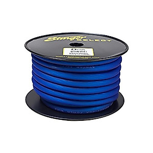 Stinger SSVLP0BL 1/0Ga Matte Blue Power Wire 50'