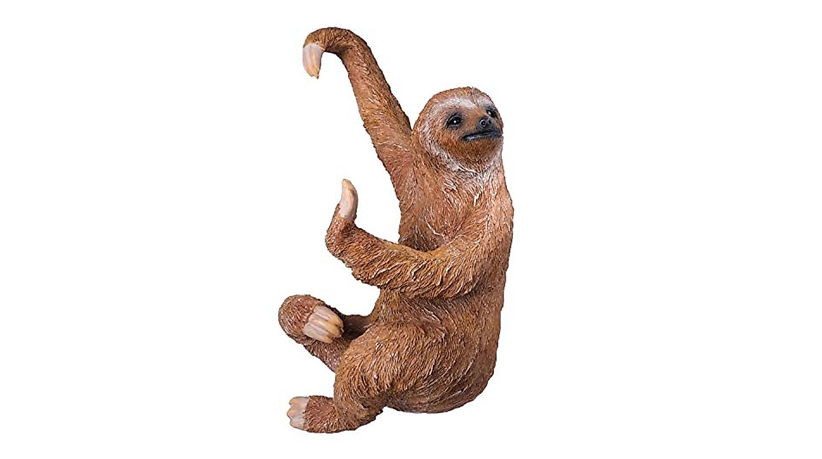 BELLA HAUS Design Sloth Fence Hanger - Unique Outdoor Decor