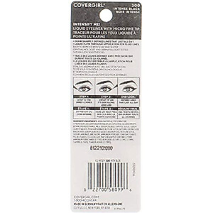 COVERGIRL Intensify Me Liquid Foundation Makeup Liner, Intense Black/300, 0.034 Ounce