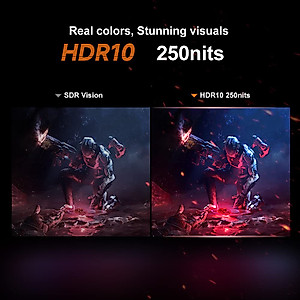 INFIEVO Gaming Monitor 24 Inch FHD 1080P Computer Monitor 165Hz VA 1ms Built-in Speakers, FreeSync, Ultra-Thin PC Monitor, VESA Compatible, Tilt Adjustable, Eye Care Technology, HDMI/DP