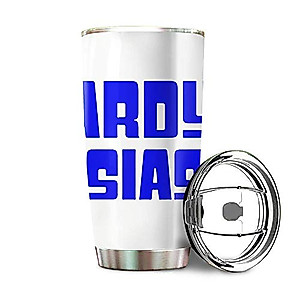 Jeopardy Enthusiast Alex Trebek Minimalist Stainless Steel Tumbler 20oz & 30oz Travel Mug