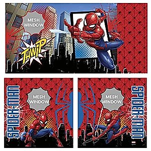 Spider-Man Loft Bed Tent - Curtain Set for Low Twin Loft Bed (Bed Sold Separately) by Delta Children