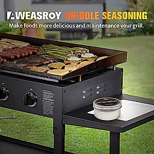AWEASROY Griddle Seasoning for Blackstone and Cast Iron and Carbon Steel Seasoning, Maintain a Cleaner Non-Stick Skillet, 7 Ounce