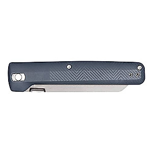 Gerber Gear Pledge Pocket Knife with Pocket Clip - 3.7" Full Panel Plain Edge Blade Folding Knife - EDC Gear and Equipment - Urban Blue