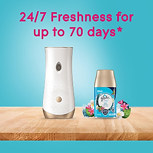 Glade Automatic Spray Refill, Air Freshener for Home and Bathroom, Aqua Waves, 6.2 Oz, 3 Count