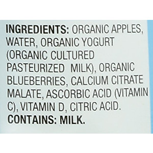 Earth's Best Earth's Best Organic Apple Blueberry Fruit Yogurt Smoothie, 4.2 oz
