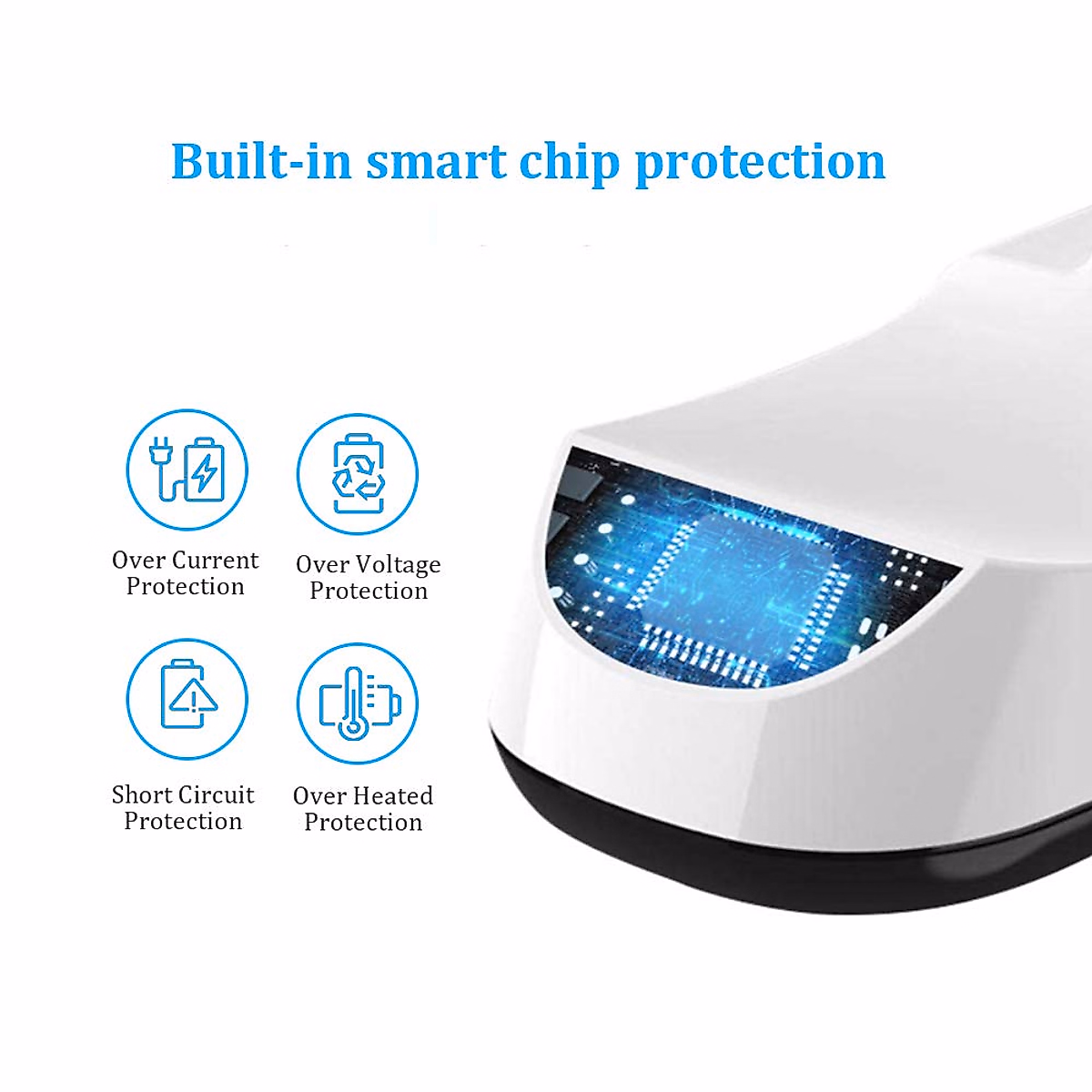 PS5 Controller Charger, Dual USB PS5 Controller Charging Station, for Playstation 5 Console DualSense PS5 Controllers. (Pearl White)