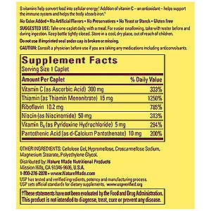 Nature Made Vitamin B Complex With Vitamin C, 100 ct