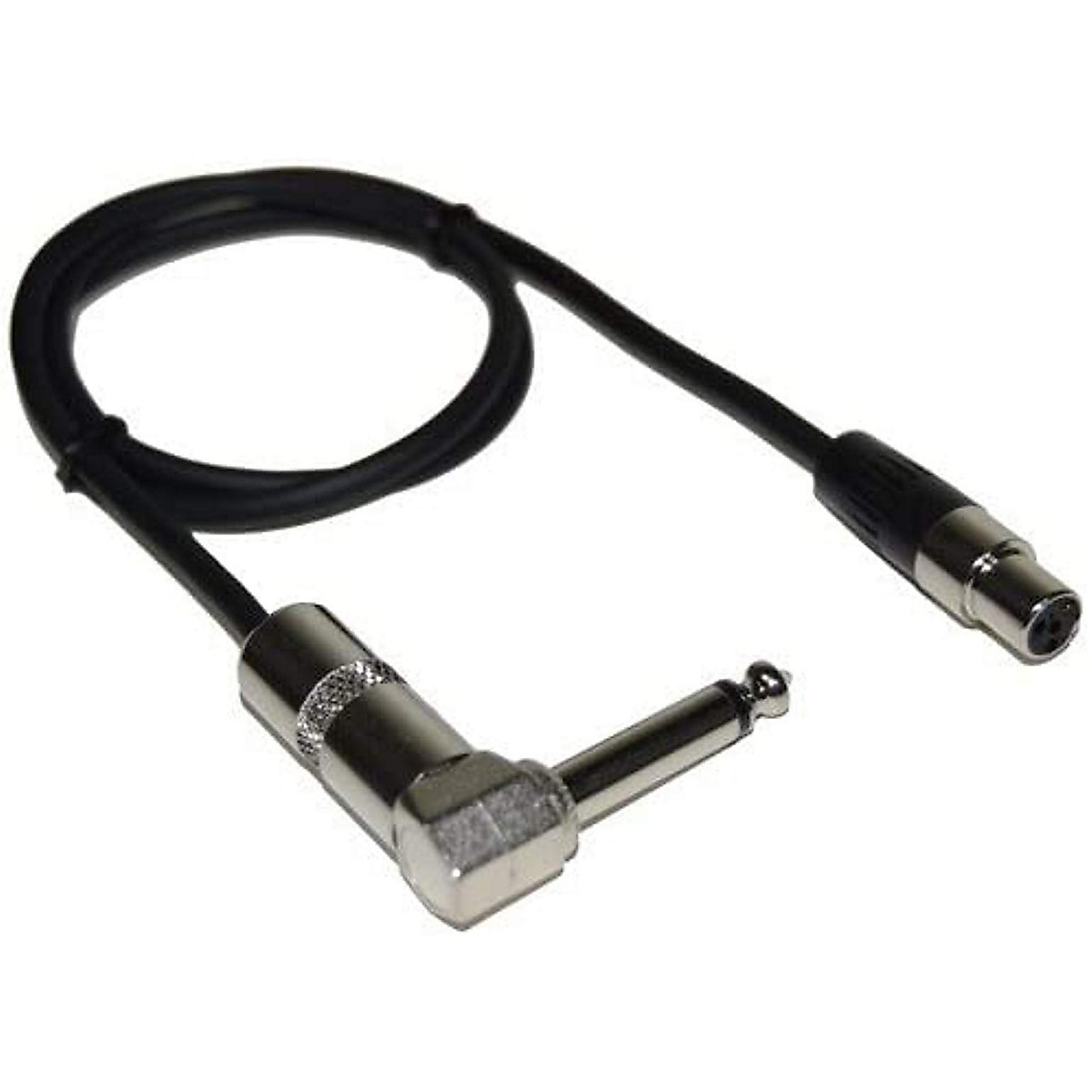 HQRP TA4F Mini Connector to 1/4 Right Angle Instrument Cable Compatible with Line-6 Relay G50 G55 G90 Digital Wireless Guitar System TBP12 Transmitter 98-033-0003