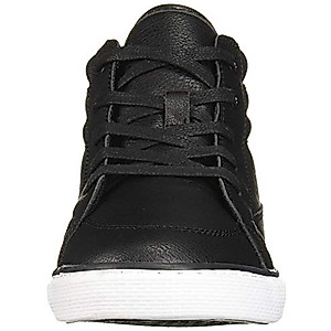 The Children's Place,Baby-Boys,Mid Top Sneaker,and Toddler Uniform Hi Top Sneakers,Black,5 Big Kid