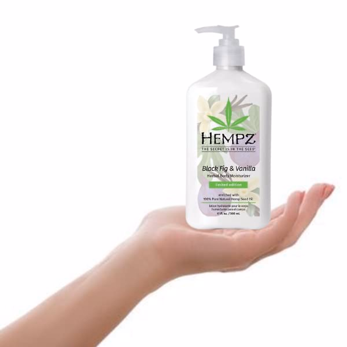 Hempz Black Fig & Vanilla Herbal Body Moisturizer 17 ounces