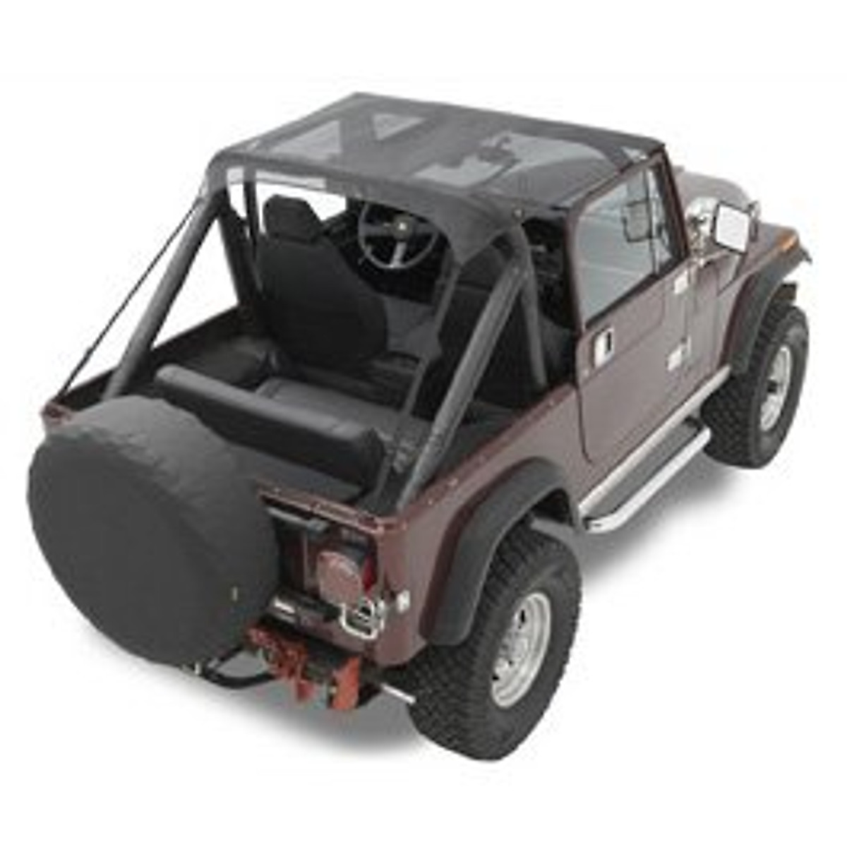 Bestop 5250811 EZFold Soft Tonneau Covers for 2014-2018 Chevy/GMC Silverado/Sierra 1500, 5.8' Bed