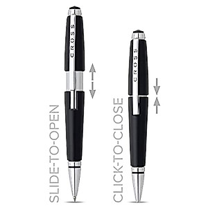 Cross Edge Gel Pen, Retractable, Medium 0.7 Mm, Black Ink, Black Barrel