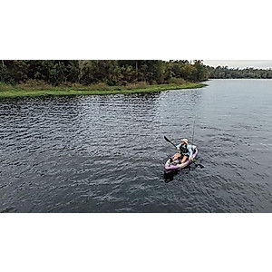 Perception Kayaks Perception Pescador 10 | Sit on Top Fishing Kayak with Front Storage Well | Large Rear Storage and Dual Rod Holders | 10' | Dapper, 10.0 (9350168178)