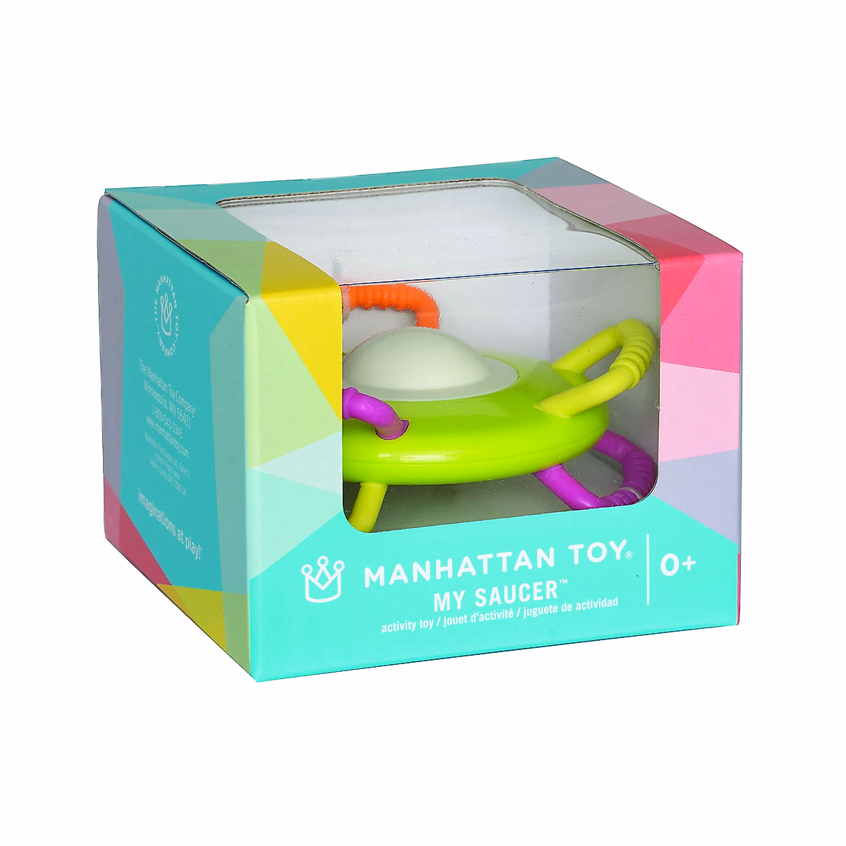 Manhattan Toy My Saucer Light Up and Clicking Baby Toy
