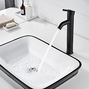 Bathroom Sink Drain with Overflow Pop-Up Drain Plug, Removable Basket Drain Assembly, Sink Drain Assembly with Explosion Proof and Anti-Clog Drain Filter (Matte Black)