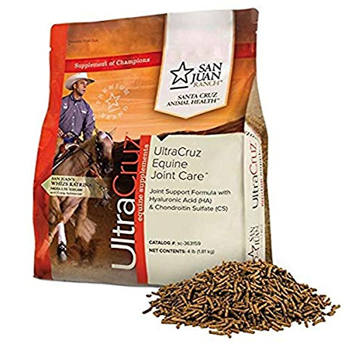 UltraCruz-sc-363159 Equine Joint Supplement for Horses, 4 lb, Pellet (35 Day Supply)