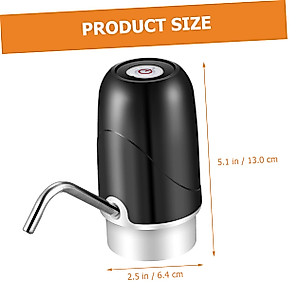 Uonlytech 2pcs Water Pump 3 Gallon Water Jug Water Bottle Pump Water Containers 5 Gallon 5 Gallon Water Bottle Beverage Dispensers Mini Kettle Water Jug Dispenser Automatic Drinks