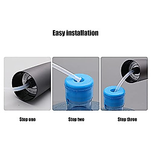 GOLDEN DEER Water Dispenser for 5 Gallon Bottle,Portable 5 Gallon Water Dispenser,Universal Water Dispenser for 2.5、3 and 5 Gallon Bottles USB Charging Water Bottle Pump