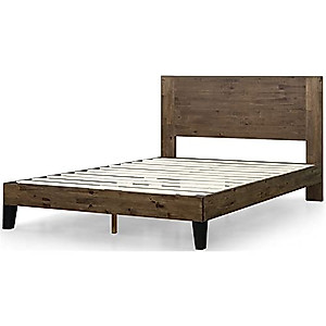 ZINUS Tonja Wood Platform Bed Frame with Headboard / Mattress Foundation with Wood Slat Support / No Box Spring Needed / Easy Assembly, King