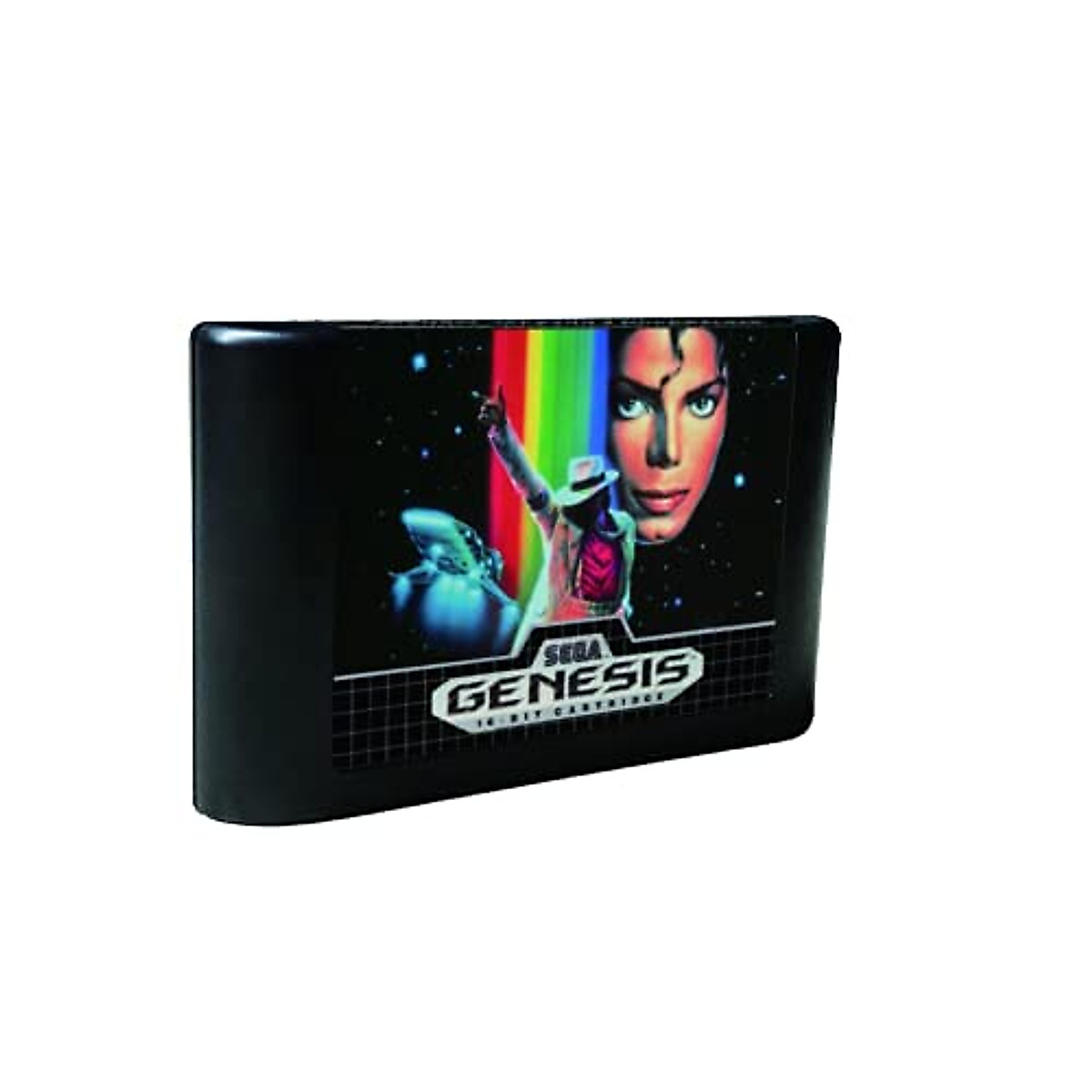 Royal Retro Michael Jackson's Moonwalker - USA Label Flashkit MD Electroless Gold PCB Card for Sega Genesis Megadrive Video Game Console (Region-Free)