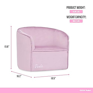 Evolur Barbie Be Bold Be You Kid's Sofa in Purple
